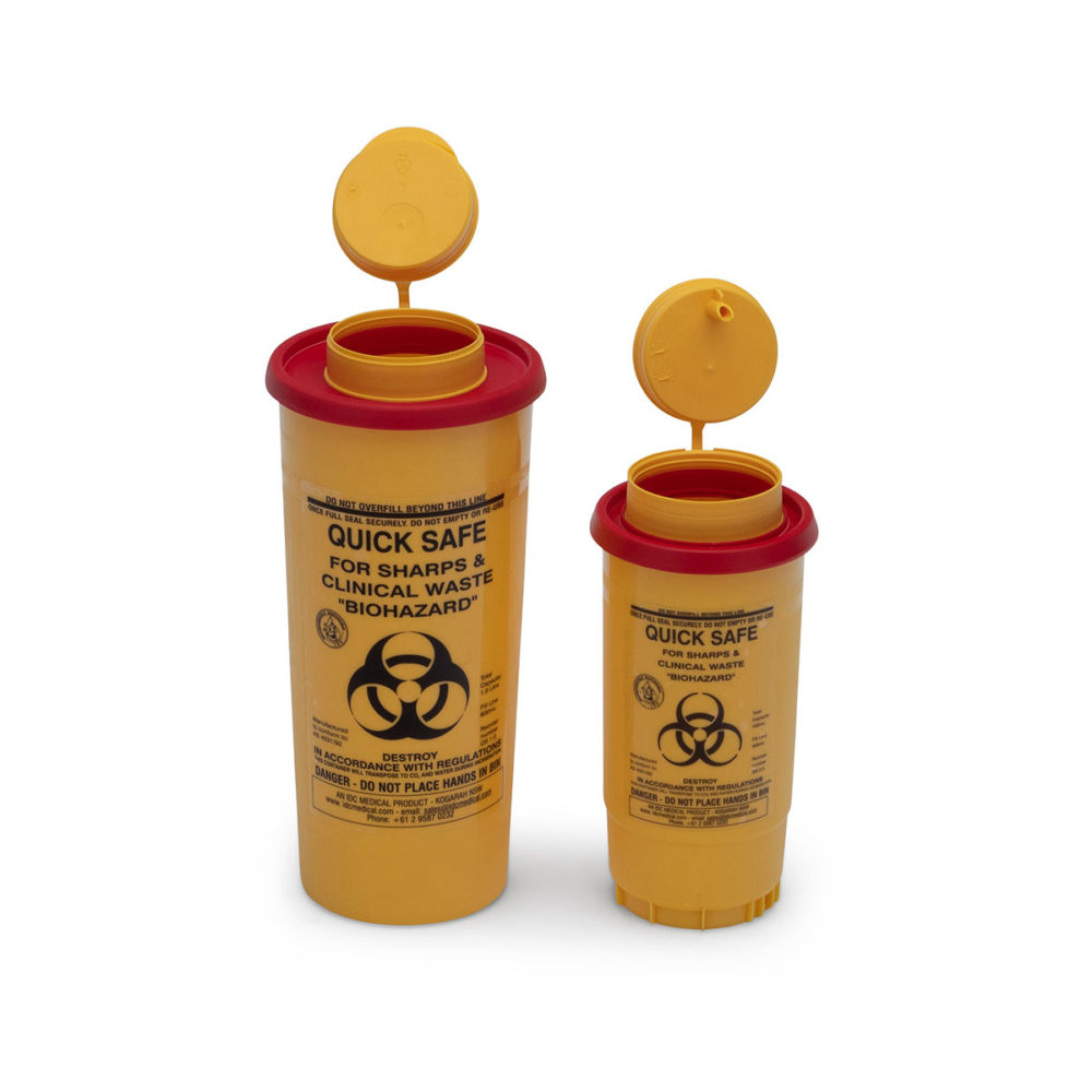 QS Series Sharps Containers – IDC Medical Australia